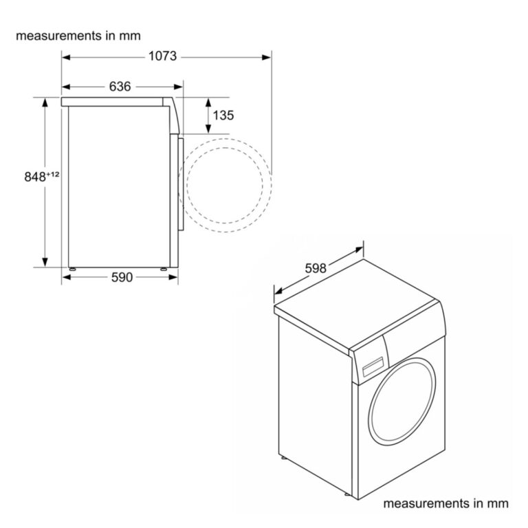 Bosch Series 6 10kg Front Load Washing Machine Model WGA254U0AU ...